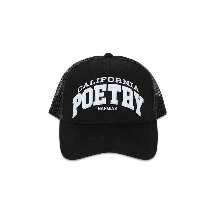 Buy Nahmias California Poetry Trucker Hat 'Black' - AW23 TR2 G22 001 ...