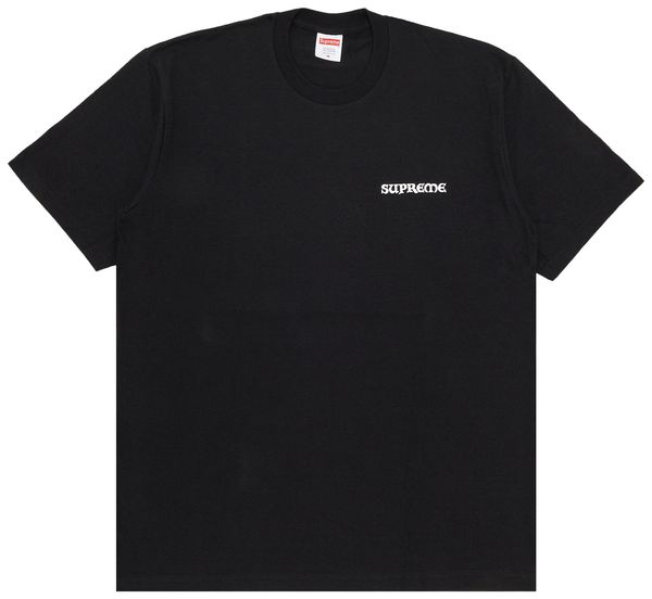 Buy Supreme Worship Tee 'Black' - FW23T24 BLACK | GOAT