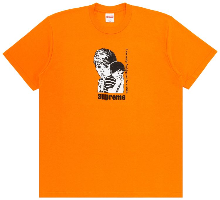 Buy Supreme Freaking Out Tee 'Orange' - FW23T37 ORANGE | GOAT