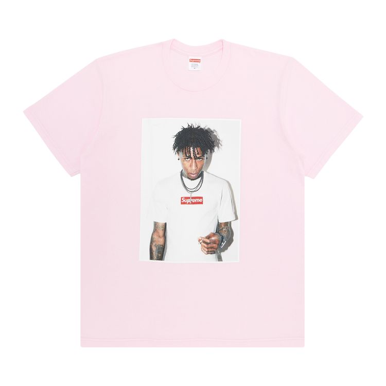 Buy Supreme NBA Youngboy Tee 'Light Pink' - FW23T48 LIGHT PINK | GOAT