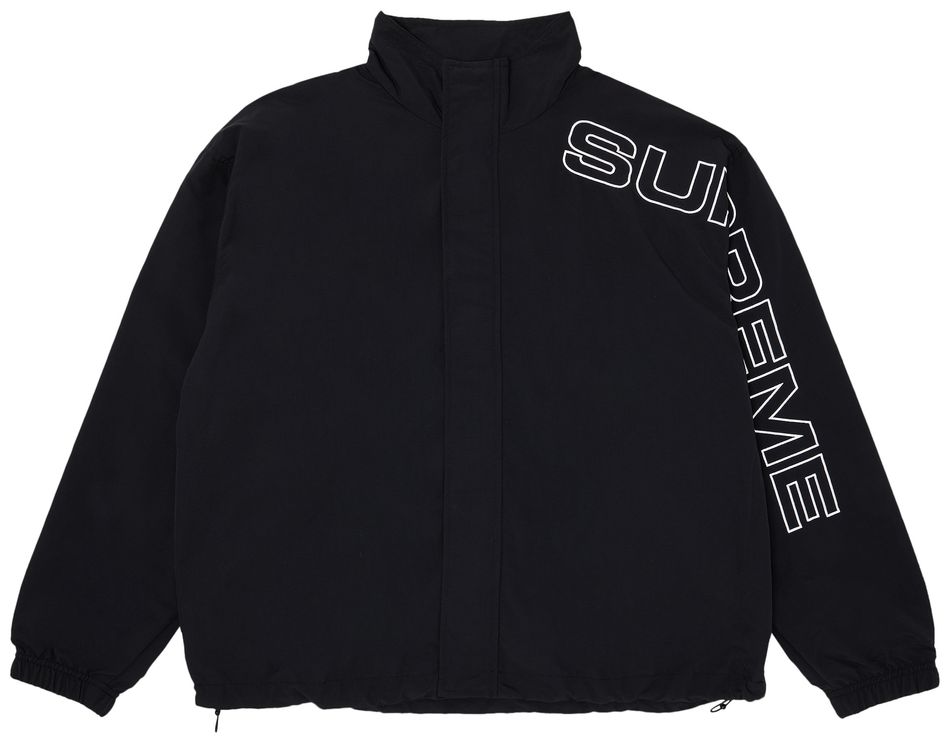 Buy Supreme Spellout Embroidered Track Jacket 'Black' - FW23J109 BLACK ...