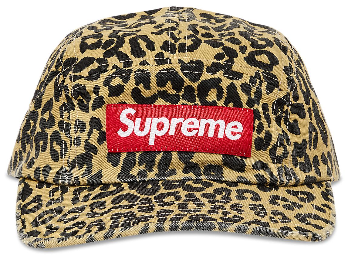 Buy Supreme Washed Chino Twill Camp Cap 'Leopard' - FW23H61 LEOPARD | GOAT
