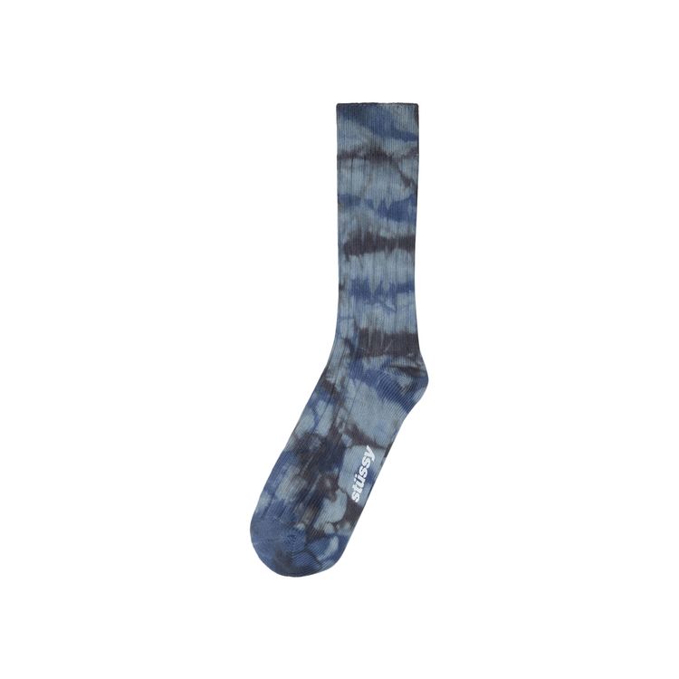 Buy Stussy Multi Dyed Ribbed Socks 'Cloud/Sand' - 138906 CLOU | GOAT