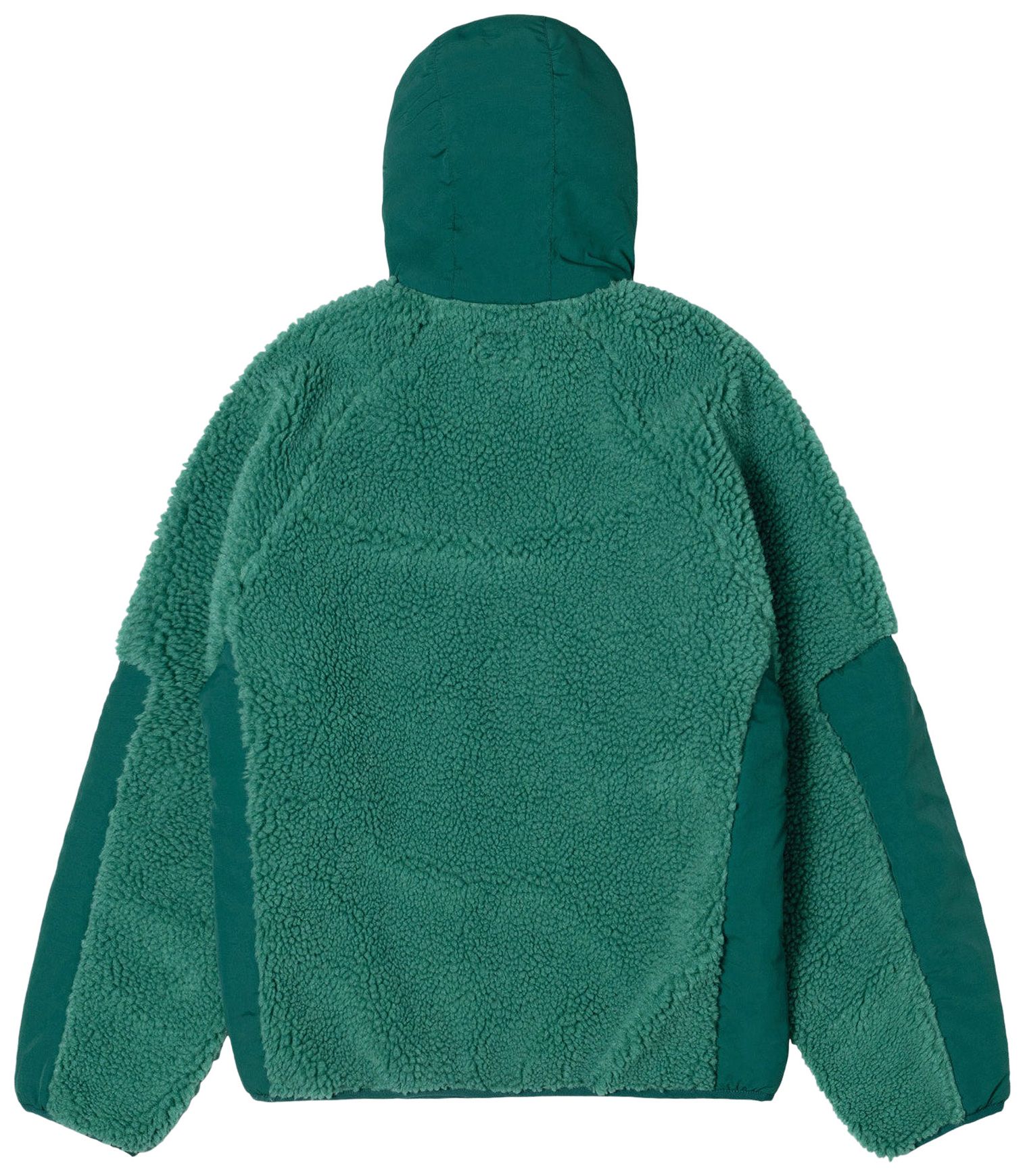 Buy Stussy Sherpa Paneled Hooded Jacket 'Teal' - 118530 TEAL | GOAT