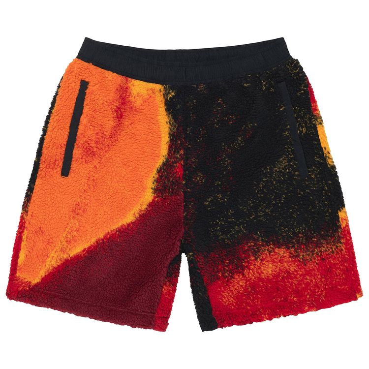 Buy Stussy Sherpa Short 'Lava' - 112303 LAVA | GOAT