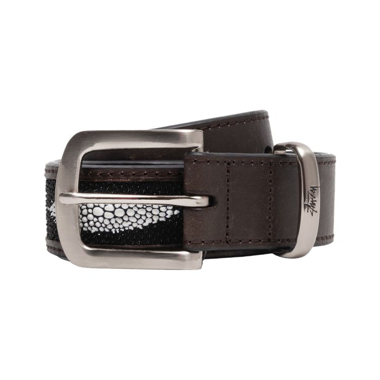 Buy Stussy Manta Ray Print Overlay Belt 'Distressed Black' - 135189 ...