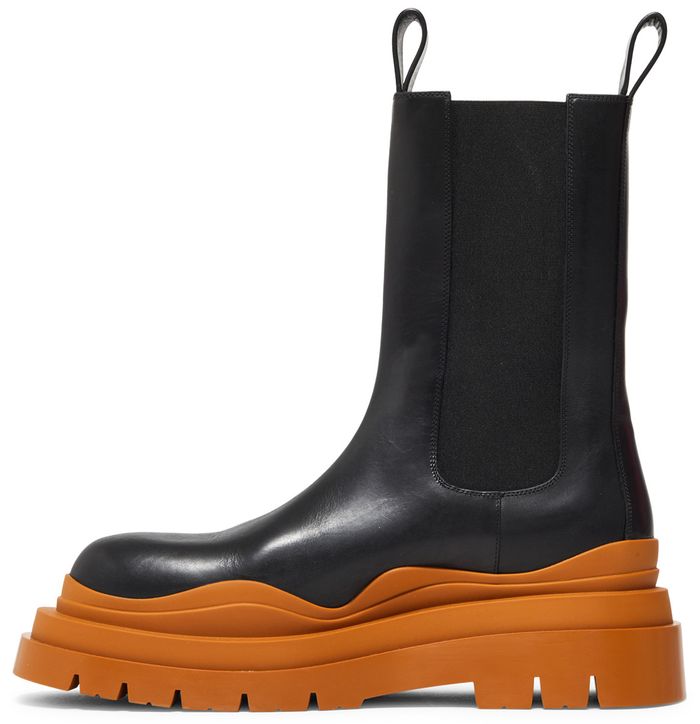 Buy Bottega Veneta Tire Boot 'Black Cognac' - 630284 VBS50 1753 | GOAT