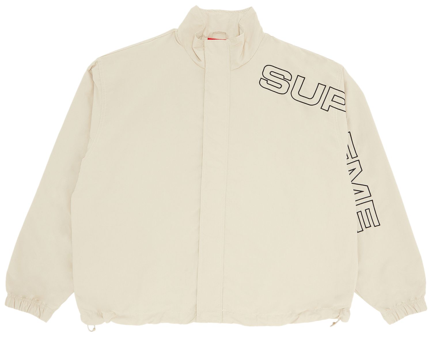 Buy Supreme Spellout Embroidered Track Jacket 'Sand' - FW23J109 SAND | GOAT