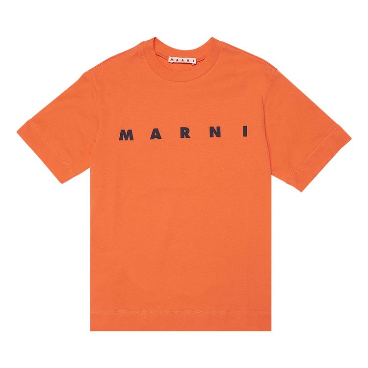 Buy Marni Kids Logo Printed Tee 'Orange' - M002MV M00HZ 0M428 | GOAT