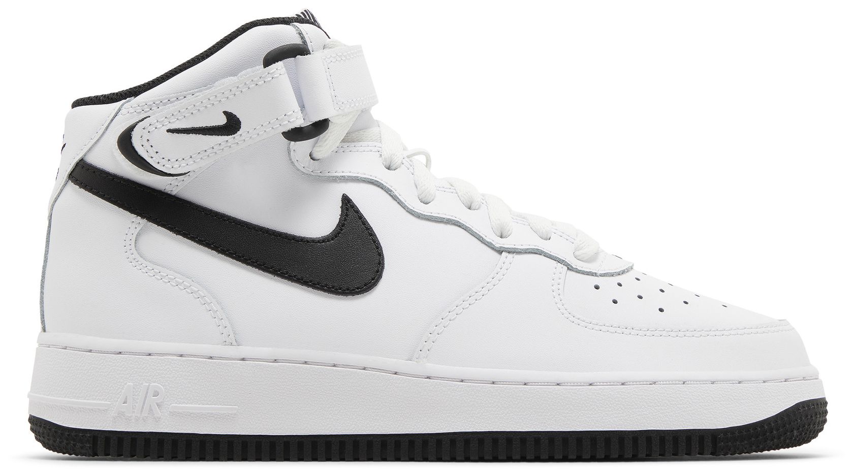 Buy Air Force 1 Mid Le Gs White Black Dh2933 103 Goat