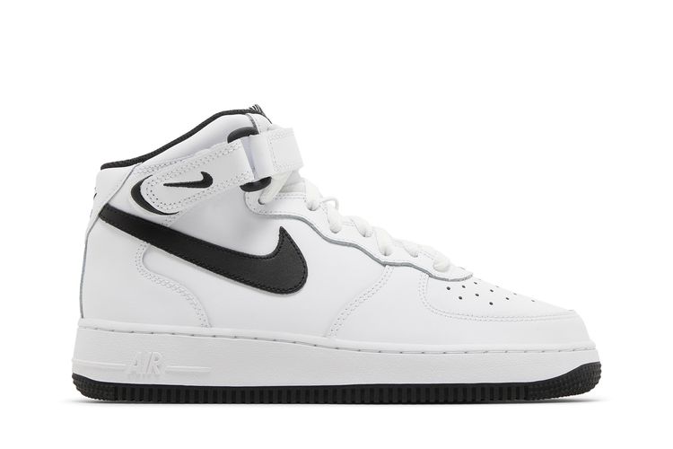 Buy Air Force 1 Mid Le Gs White Black Dh2933 103 Goat