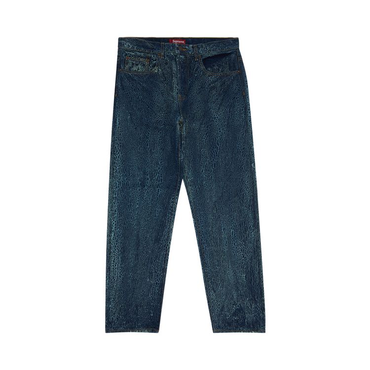 Buy Supreme Crackle Regular Jean 'Blue' - FW23P94 BLUE | GOAT