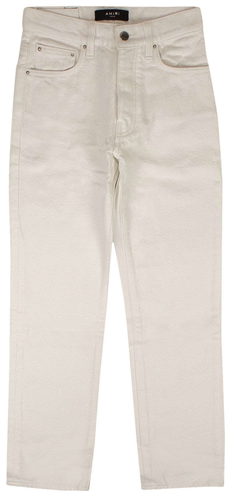 Buy Amiri Cropped Straight Stack Jeans 'White' - WDR004 100 WHIT | GOAT UK