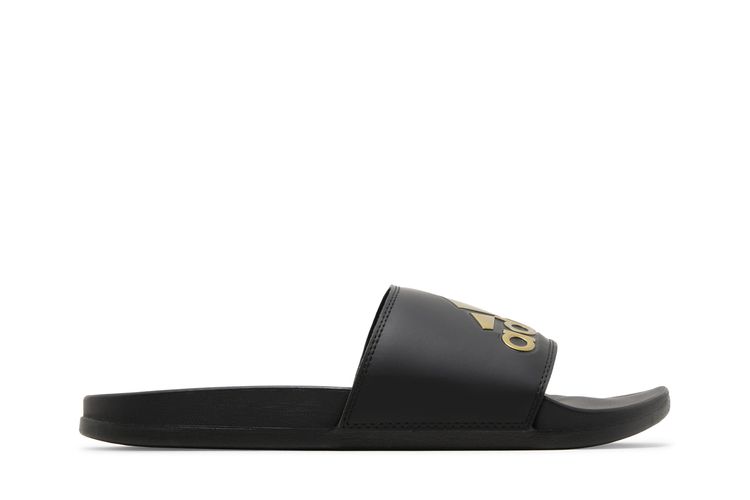 Buy Adilette Comfort Slide 'Black Gold Metallic' - GY1946 | GOAT