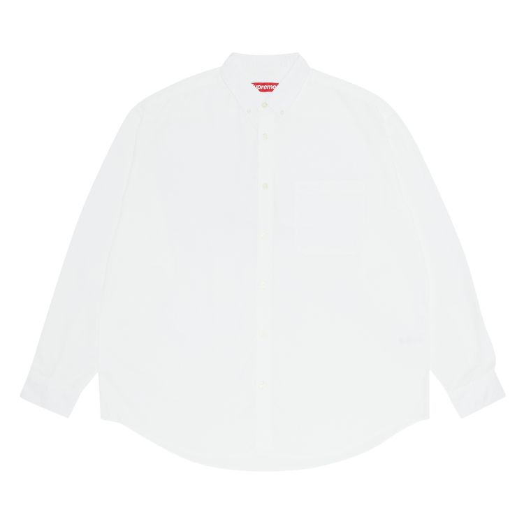 Buy Supreme Loose Fit Oxford Shirt 'White' - FW23S3 WHITE | GOAT