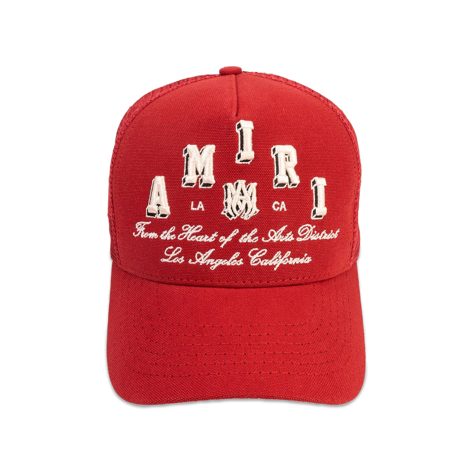 Buy Amiri Varsity Trucker Hat 'Red' - PF23MAH018 610 RED | GOAT Buy Amiri Varsity Trucker Hat 'Red' - PF23MAH018 610 RED | GOAT