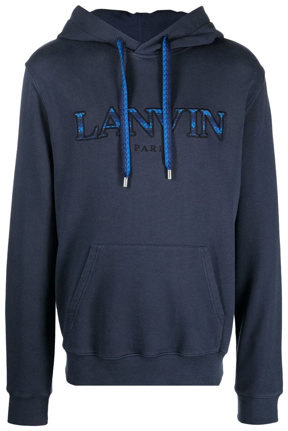 Buy Lanvin Curb Embroidered Hoodie 'Ink Blue' - RM HO0010 J209 H22 241 ...