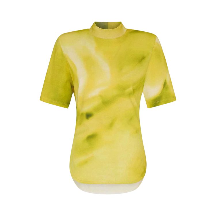 Buy The Attico Tessa T-Shirt 'Pale Yellow' - 227WCT49 J027P 044 | GOAT