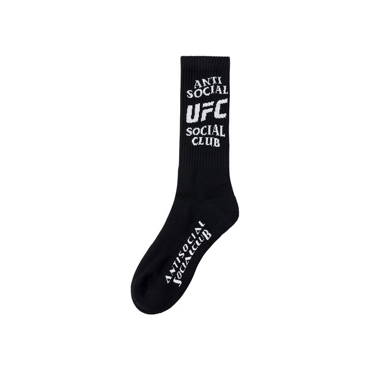 Buy Anti Social Social Club x UFC Footwork Socks 'Black' - 0657 ...