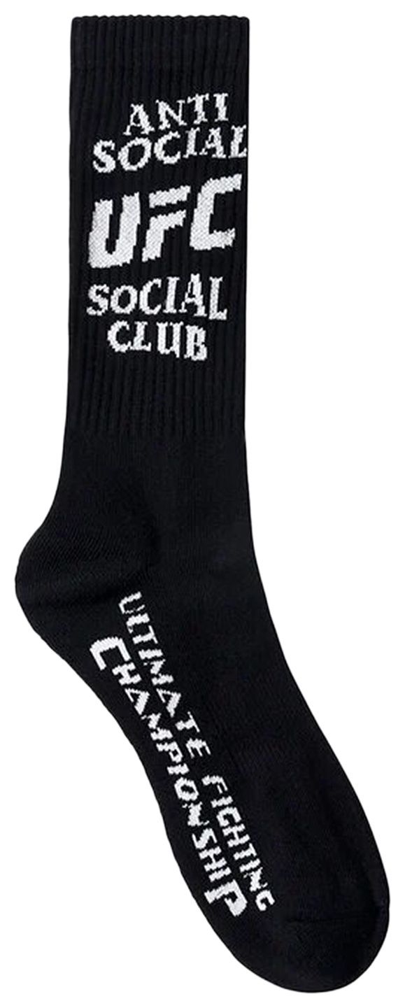 Buy Anti Social Social Club x UFC Footwork Socks 'Black' - 0657 ...