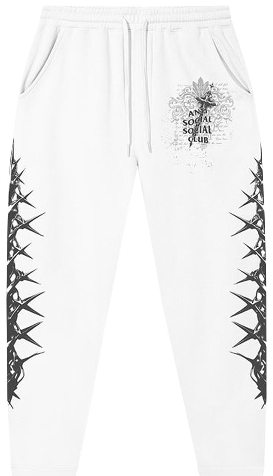 Buy Anti Social Social Club Anguish Sweatpants 'White' - 0657 1FW2324AS ...