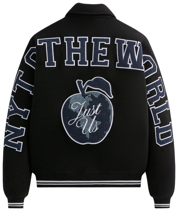 Buy Kith Wool Coaches Jacket 'Black' - KHM010362 001 | GOAT