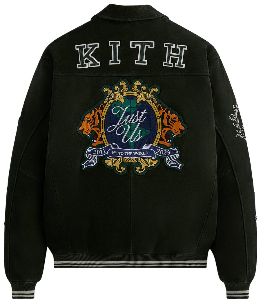 Buy Kith Suede Coaches Jacket 'Stadium' - KHM010337 302 | GOAT