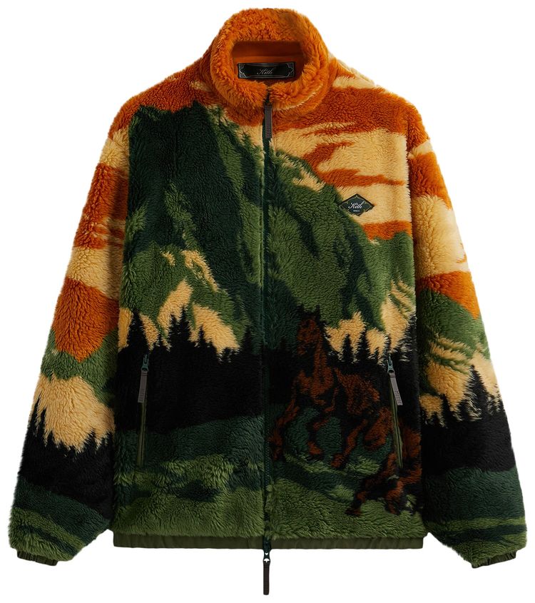 Buy Kith Pinehurst Sherpa Full Zip 'Bergamot' - KHM031431 802 | GOAT