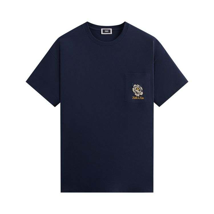 Buy Kith Peony Pocket Tee 'Nocturnal' - KHM031471 413 | GOAT