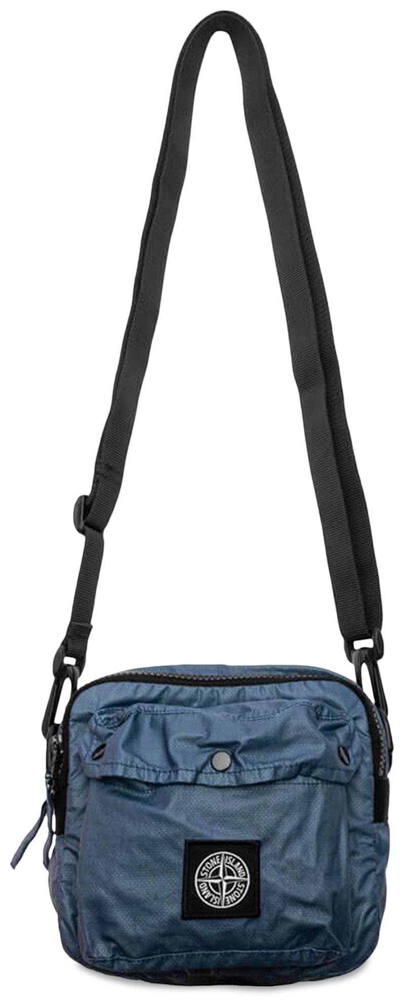 Buy Stone Island Musola Gomata Logo Shoulder Bag 'Avio Blue ...