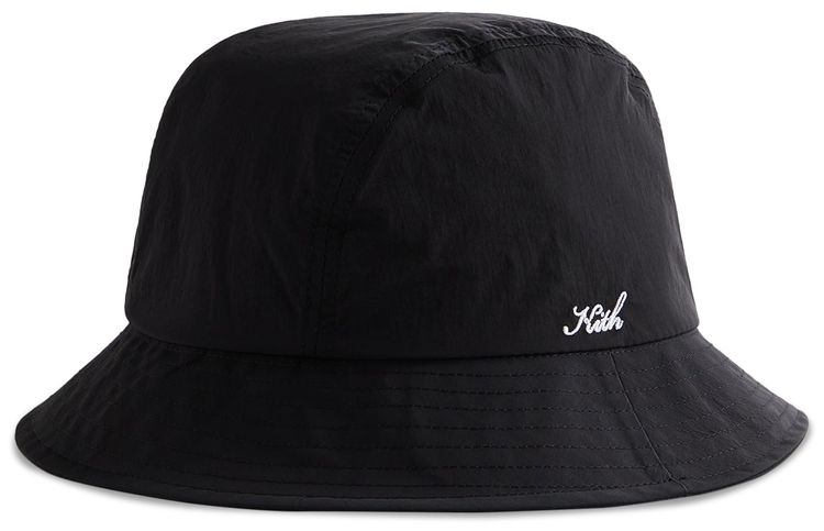 Buy Kith Nylon Camper Bucket Hat 'Black' - KHM050413 001 | GOAT
