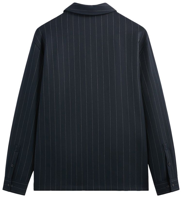 Buy Kith Double Weave Boxy Collared Overshirt 'Nocturnal' - KHM010364 ...