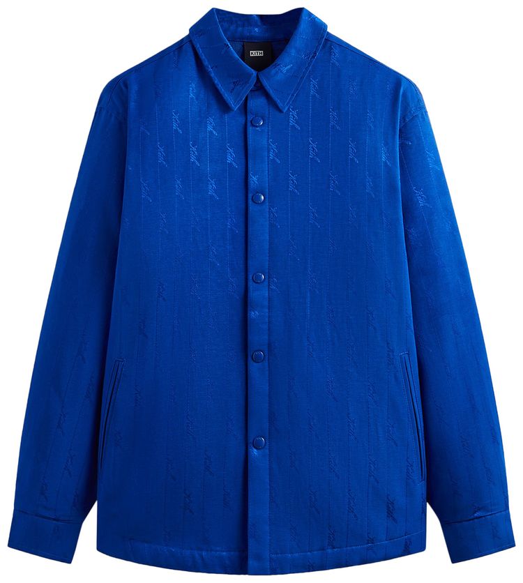 Buy Kith Jacquard Faille Sutton Quilted Shirt Jacket 'Layer ...