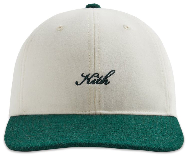 Buy Kith Two Tone Wool Script Cap 'Fairway' - KHM050433 328 | GOAT
