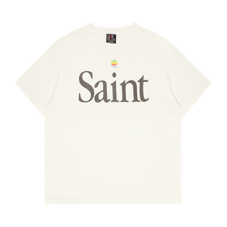 Buy SAINT Mxxxxxx Heart Saint Tee 'White' - SM A23 0000 005 | GOAT