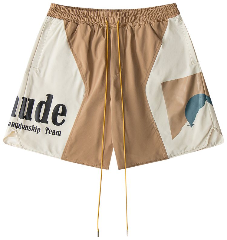 Buy Rhude Senna Flight Short 'Tan/Cream' - SS23SH48041517 | GOAT
