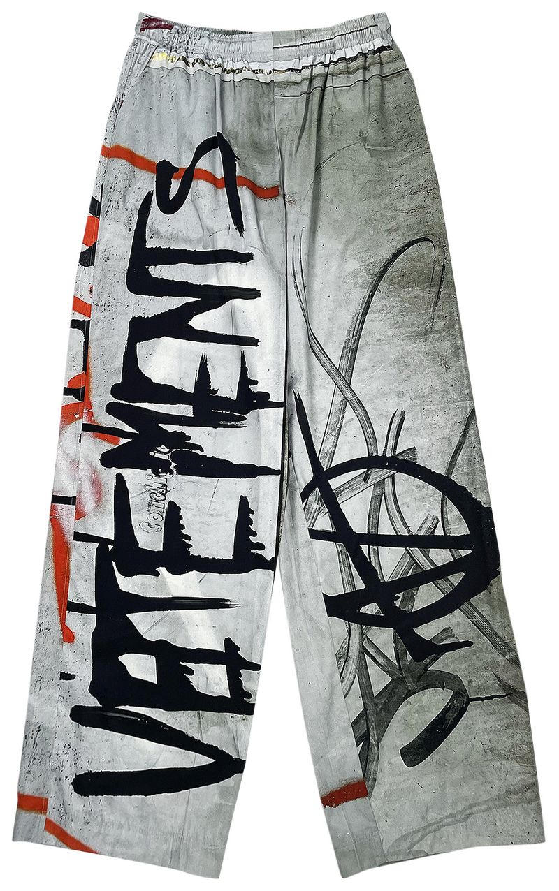 Buy Vetements Gaffiti Lounge Pants 'Graffiti Print Grey' - UE54PA460G ...