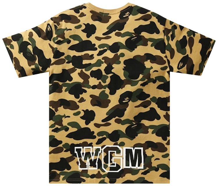 Buy BAPE 1st Camo Shark Tee 'Yellow' - 1J20 109 002 YELLOW | GOAT AU