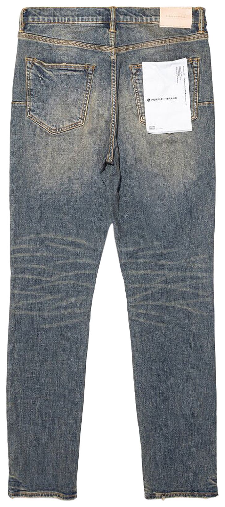 Buy PURPLE BRAND Vintage Aged Slim Denim 'Mid Indigo' - P005 VASI423 | GOAT