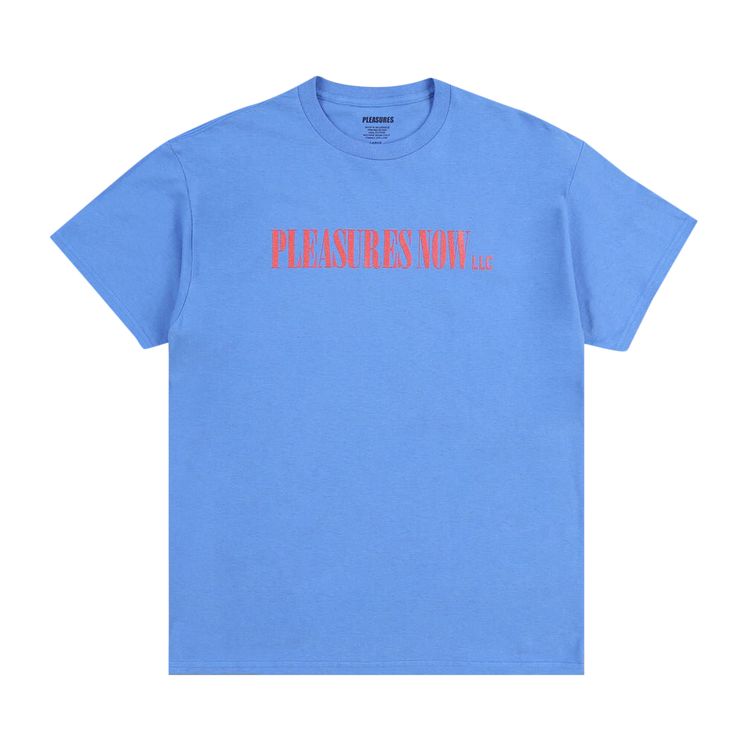 Buy Pleasures LLC T-Shirt 'Flo Blue' - P23F053 FLO | GOAT