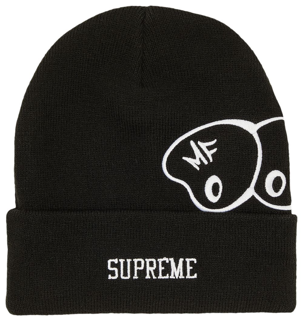 Buy Supreme MF DOOM Beanie 'Black' - FW23BN74 BLACK | GOAT