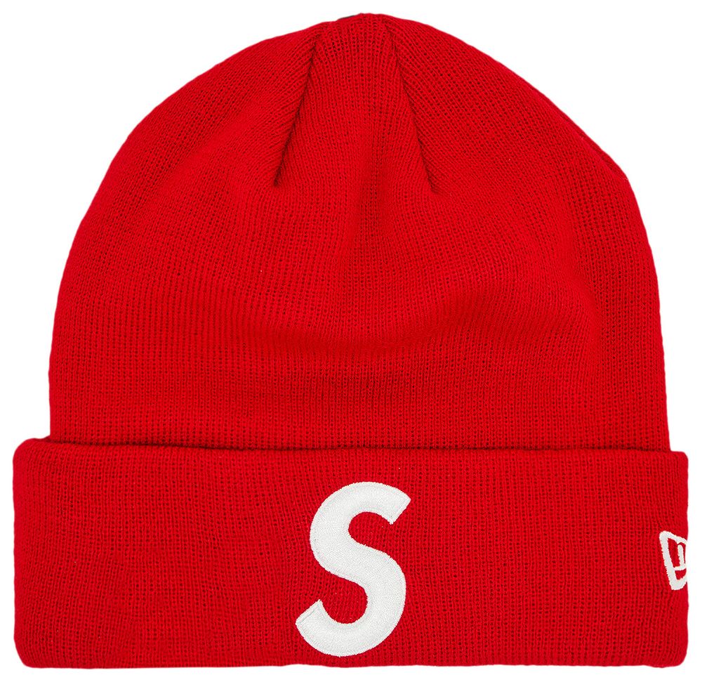 Buy Supreme x New Era S Logo Beanie 'Red' - FW23BN42 RED | GOAT
