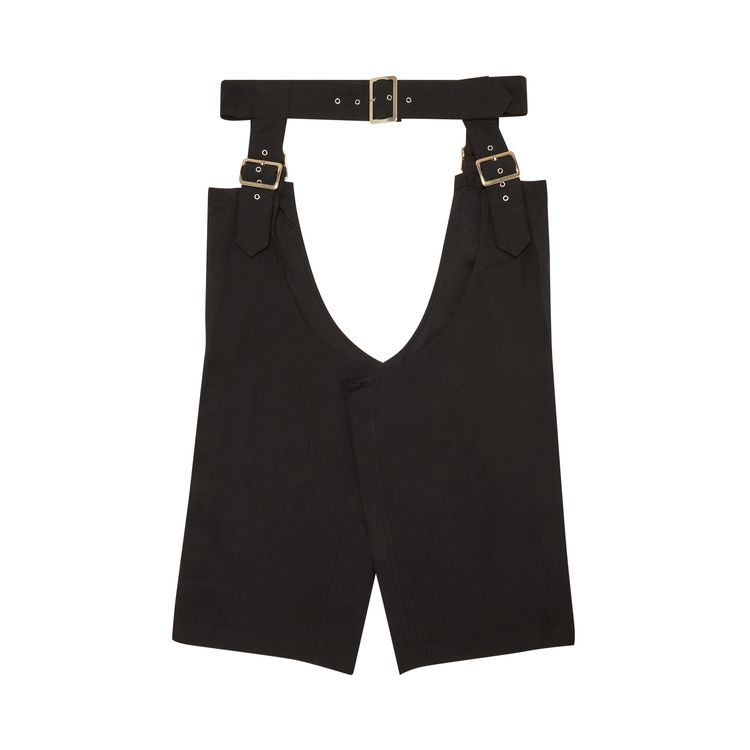 Buy Comme des Garçons Homme Plus Belted Chaps 'Black' - PDA 004 | GOAT