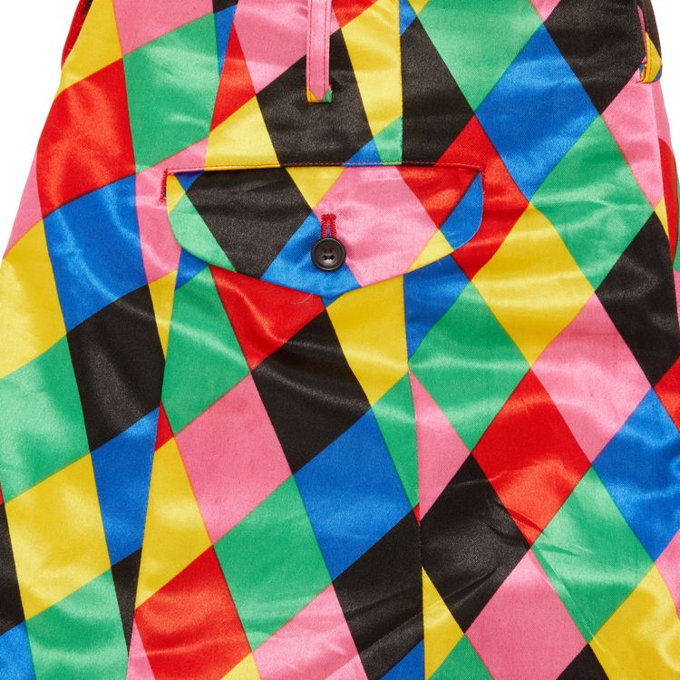 Buy Comme des Garçons Homme Plus Diamond Print Pants 'Multicolor' - PK ...