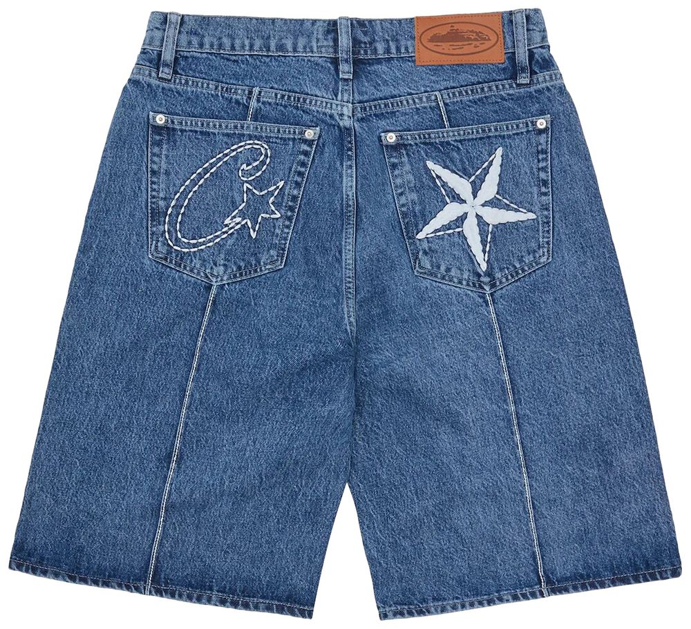 Buy Corteiz C-Star Denim Jorts 'Faded Blue' - 7892 1SS230202CSDJ FADE ...