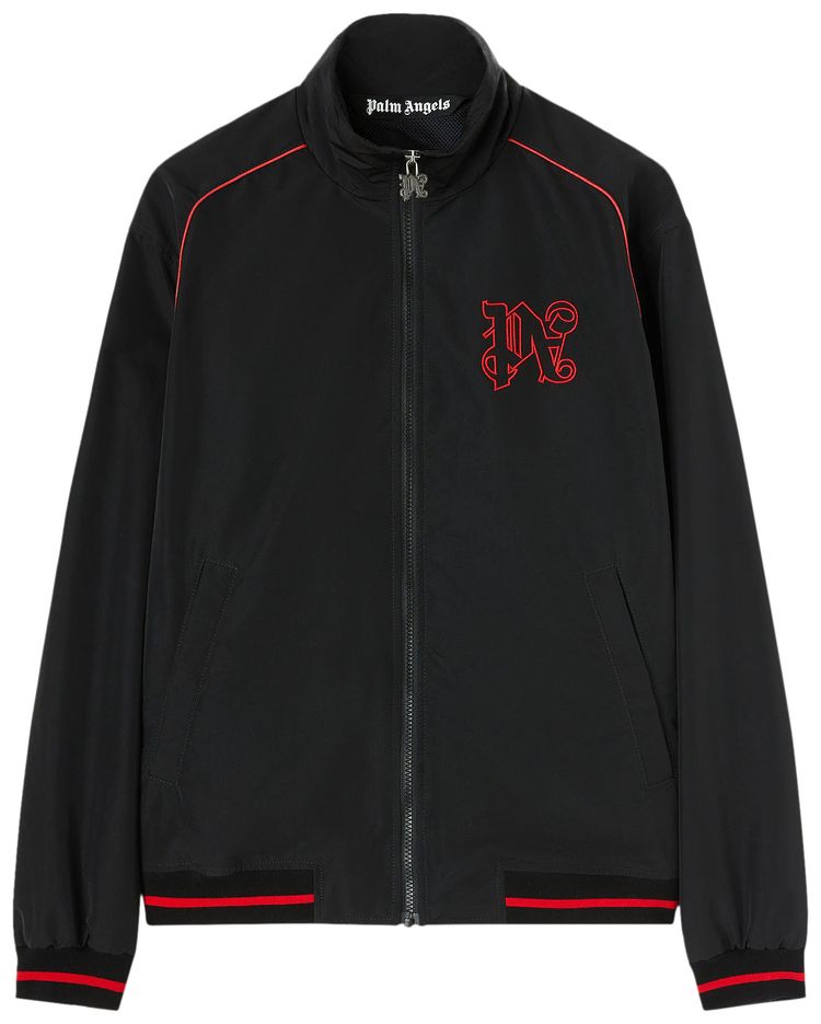Buy Palm Angels x Haas MoneyGram Racing Paddock Jacket 'Black/Red ...