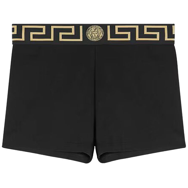 Buy Versace Greca Border Trunks 'Black' - 1008599 A232741 A1008 | GOAT
