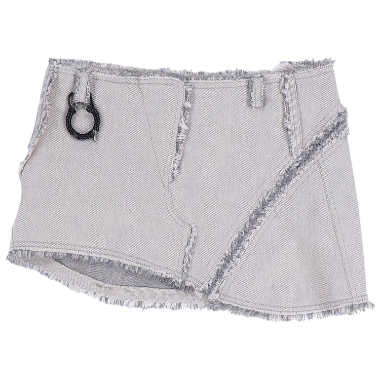 Buy Hyein Seo Denim Mini Skirt 'Grey' - SS23 SK3G GREY | GOAT AU