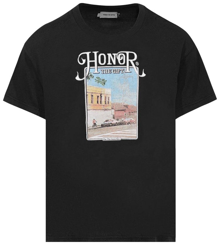 Buy Honor The Gift Our Block Tee 'Black' - WHTG220340 BLAC | GOAT AU