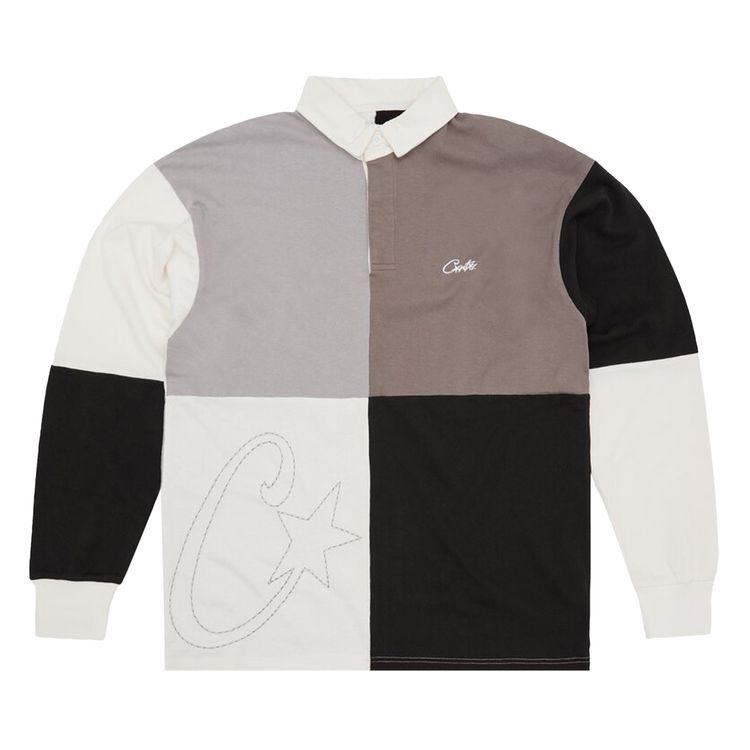 Buy Corteiz Rugby Shirt 'Greyscale' - 7892 1FW230101RS GREY | GOAT